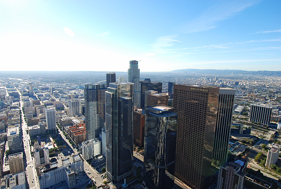 Downtown Los Angeles Helicopter Tours - LA Aerial Views - Pictures