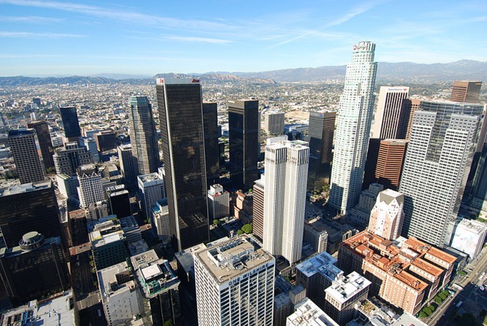 Downtown Los Angeles Helicopter Tours - LA Aerial Views - Pictures