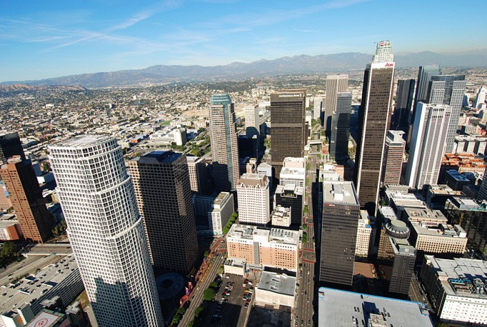 Downtown Los Angeles Helicopter Tours - LA Aerial Views - Pictures